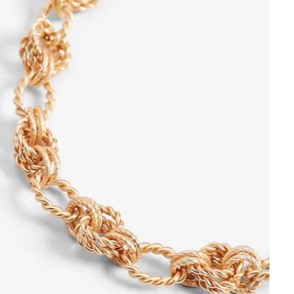 Express | Jewelry | New Express Textured Link Chain Necklace | Poshmark